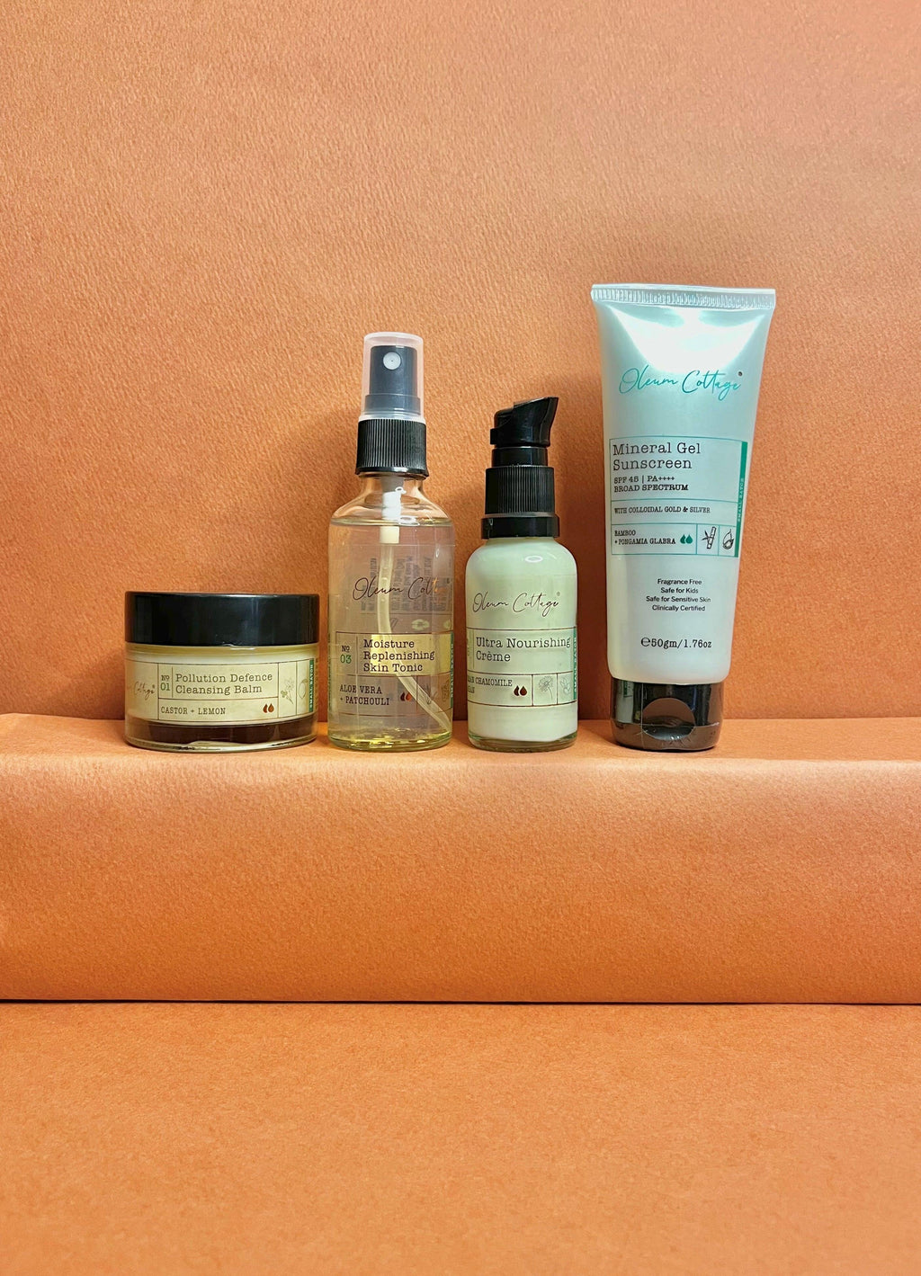 Sensitive Skin Bundle (Suitable for Rosacea, Redness, Rashes) – Oleum Cottage