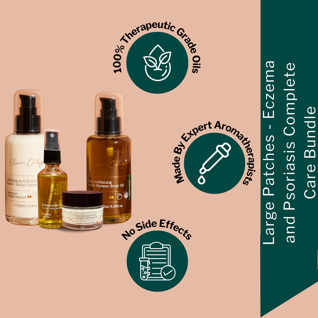 Large Patches - Eczema and Psoriasis Complete Care Bundle – Oleum Cottage
